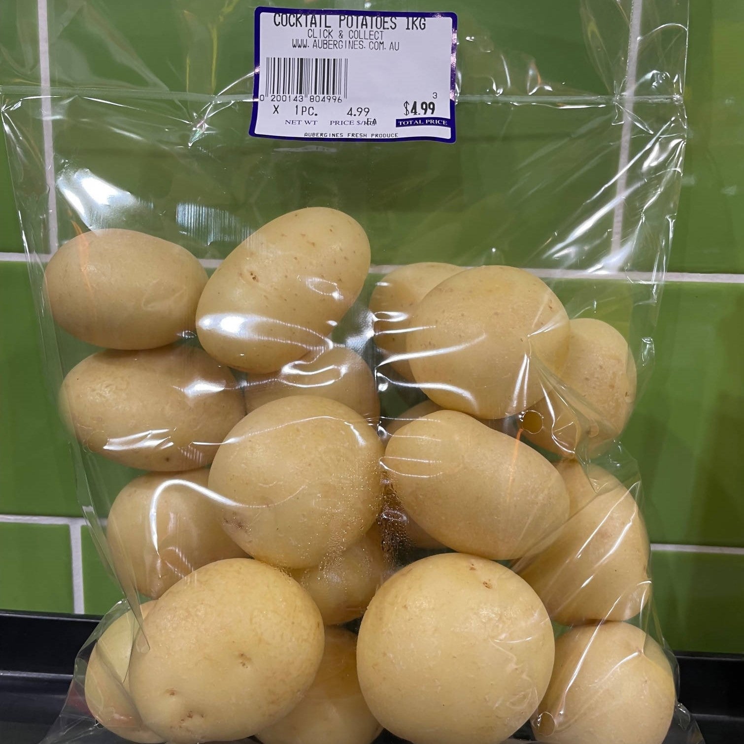Cocktail Potatoes Prepack (1kg)