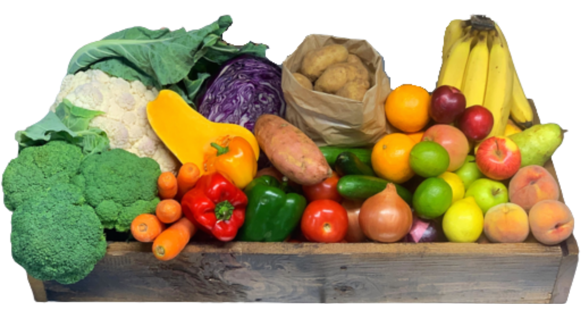 Extra Large Seasonal Fruit and Vegetable Box - Certified Organic