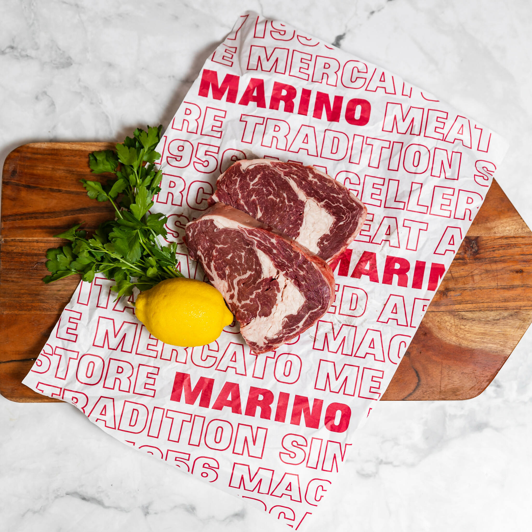 Beef- Scotch Fillet Steak MB2+ (Grain Fed Angus)